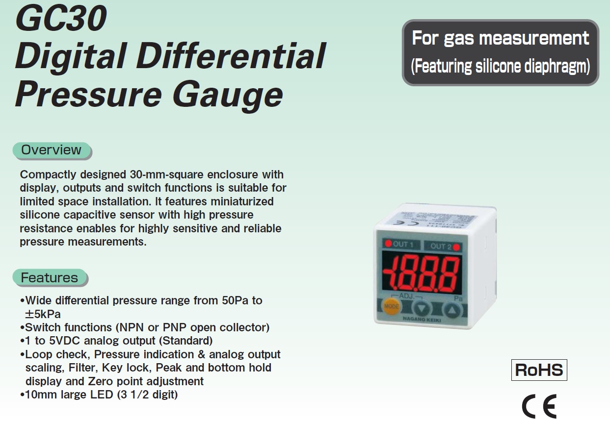 Ichiban Precision Sdn Bhd - Nagano Keiki - Nagano Keiki Differential Pressure Gauge